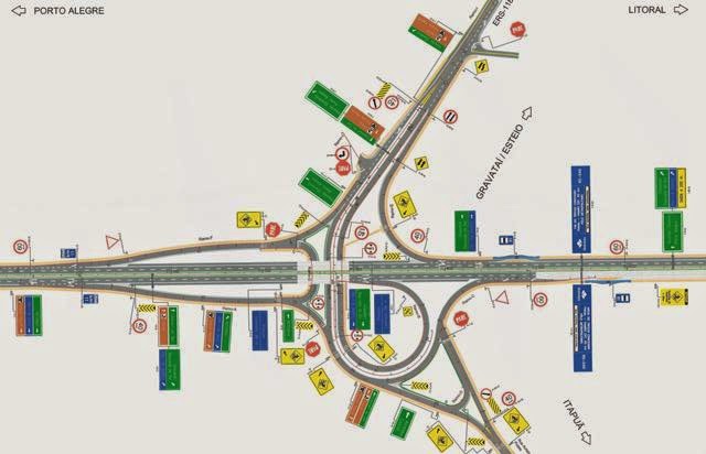 Viaduto do entroncamento da ERS 040 / RS-118 – Vereador Armando