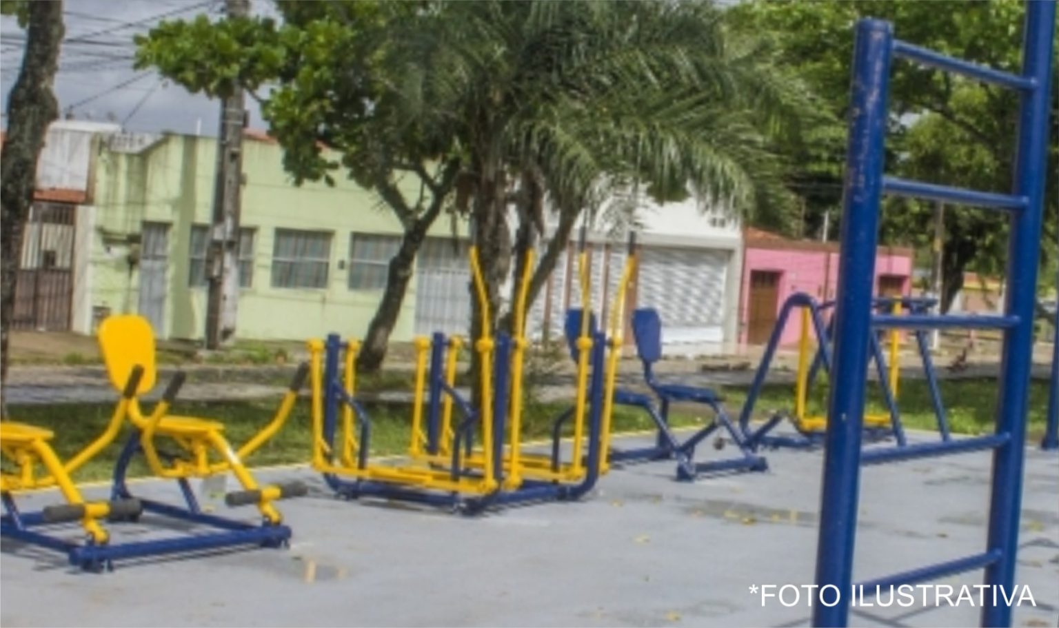 Inicia instalação de Academia de Saúde e ao Ar Livre na Praça São Tomé ...
